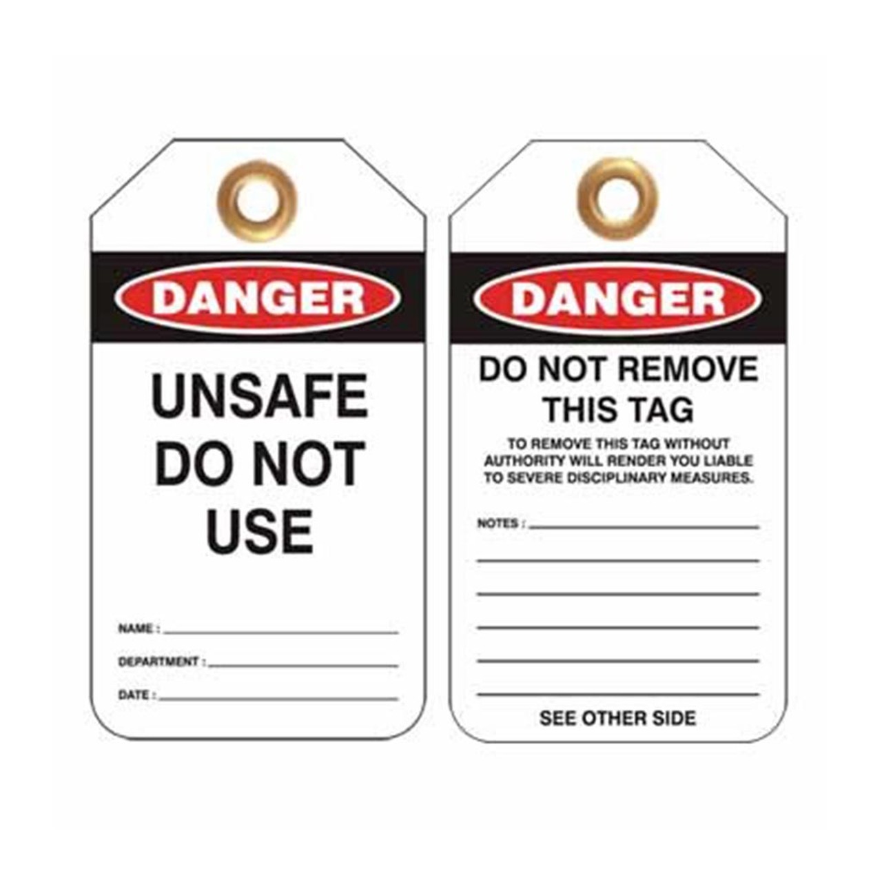 Lockout Tags Lockout Tag Danger Unsafe Do Not Use