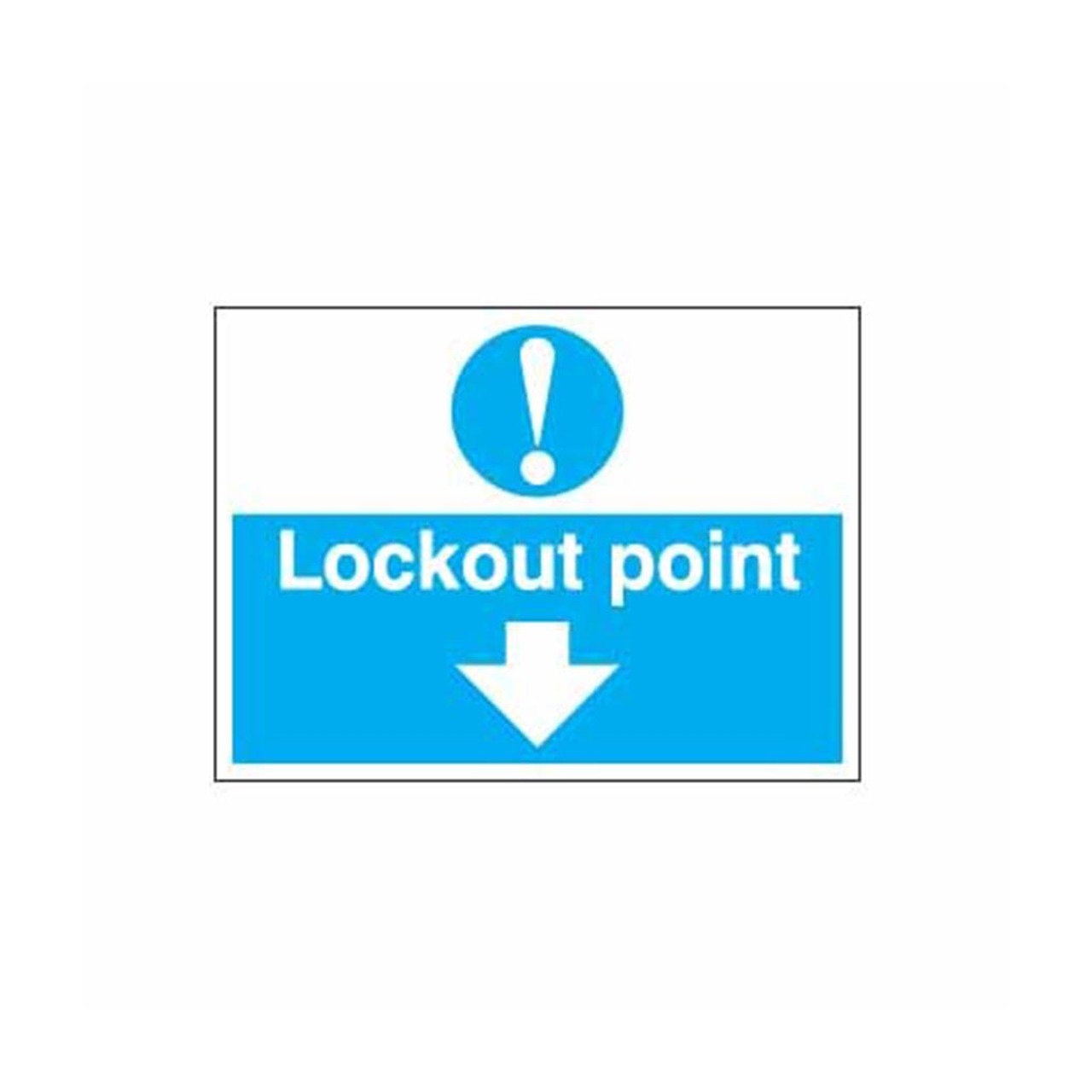 Lockout Tags Safety Lockout Labels Lockout Point Down Arrow - PS- LOTO ...