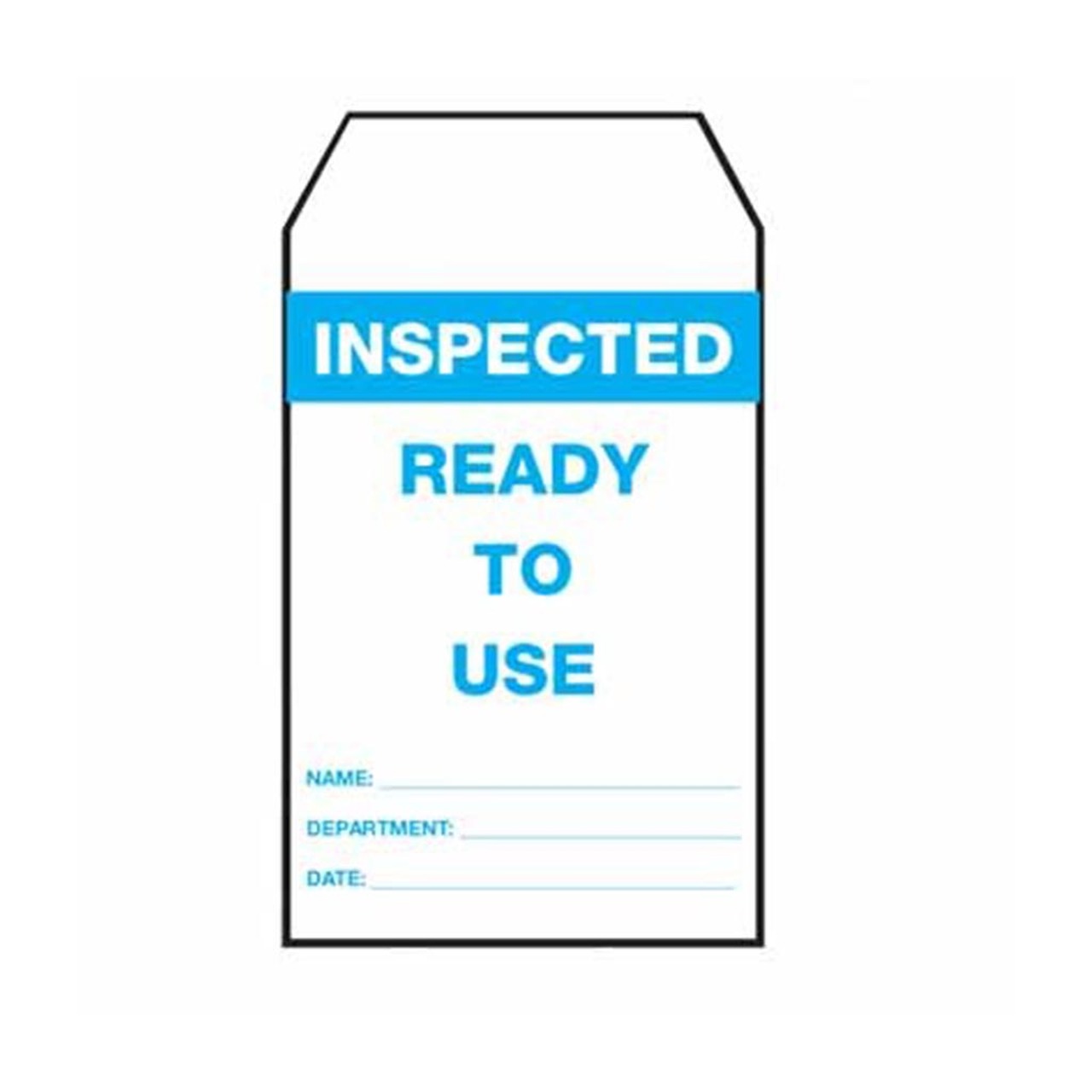 Lockout Tags Lockout Tags Tear Proof Single Sided PSP153TP - Inspected ...