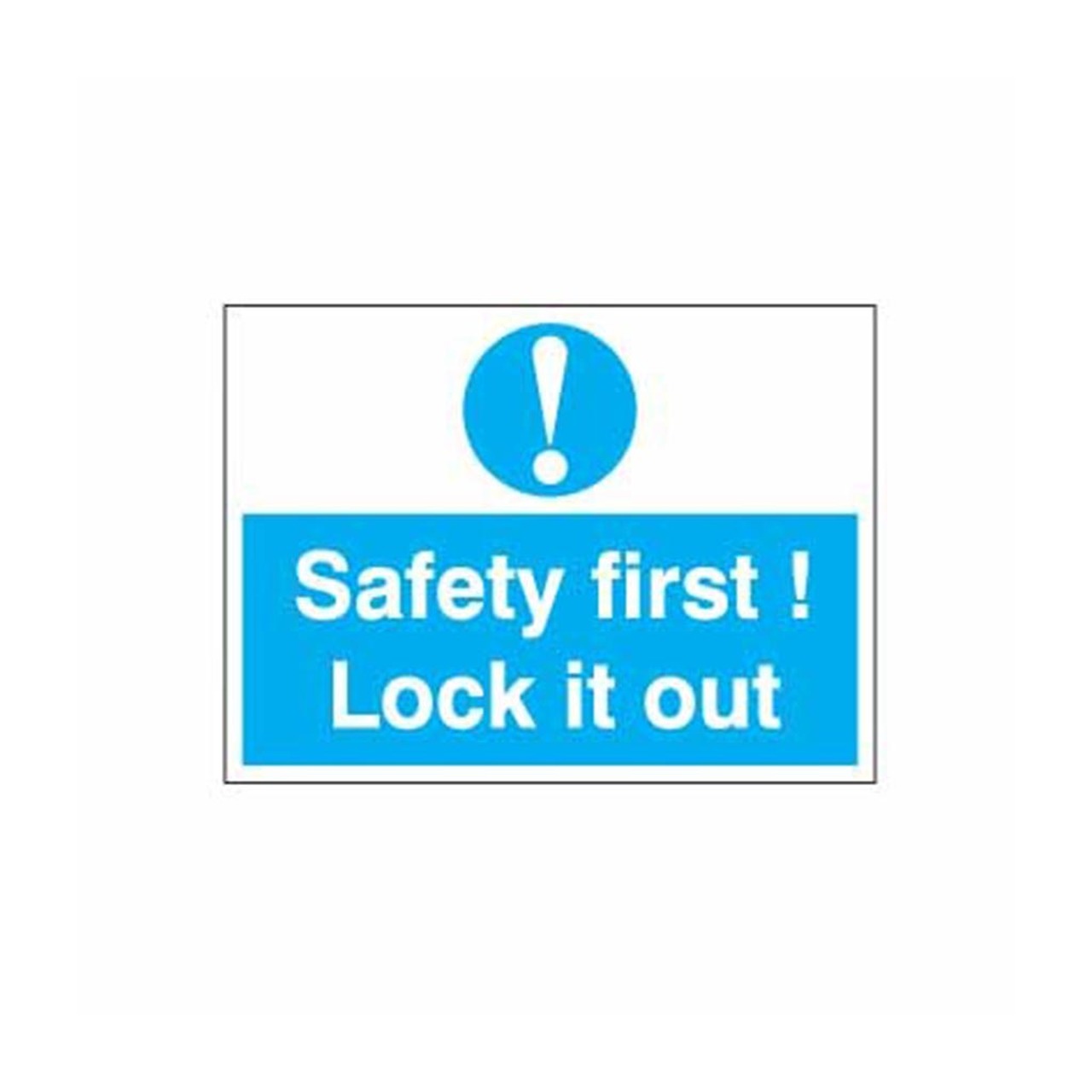 Lockout Tags Safety Lockout Labels Safety First! Lock It Out - PS- LOTO ...